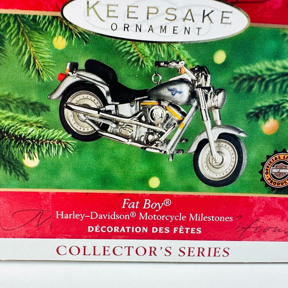 Hallmark Keepsake Ornament Fat-Boy Harley-Davidson Motorcycle Die Cast ...