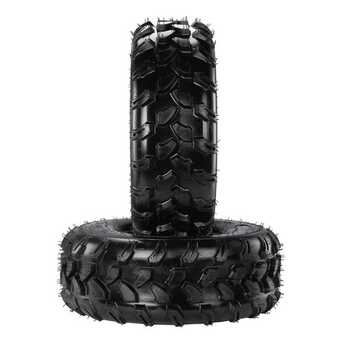 Two 21x7-8 ATV UTV Tires All Terrain 6 Ply 21x7x8 Tubeless Black Rubber ...