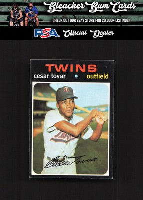 1971 Topps 165 Cesar Tovar Creased | eBay