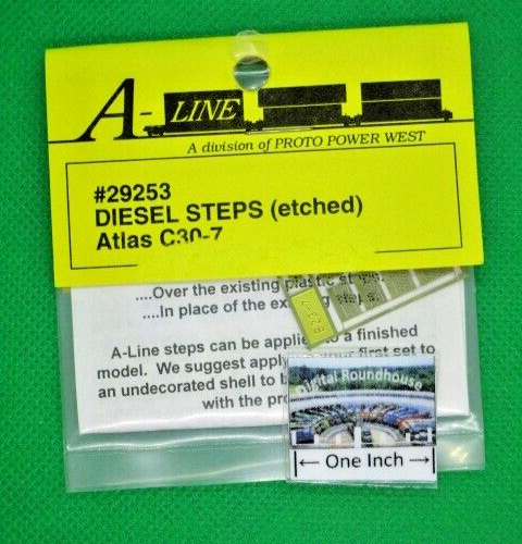 A-Line HO #29253 Diesel Steps - Atlas C30-7, Brass - Details Below | eBay
