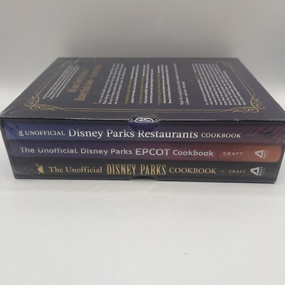 Unofficial Disney Parks Cookbooks Boxed Set by Ashley Craft Epcot New ...