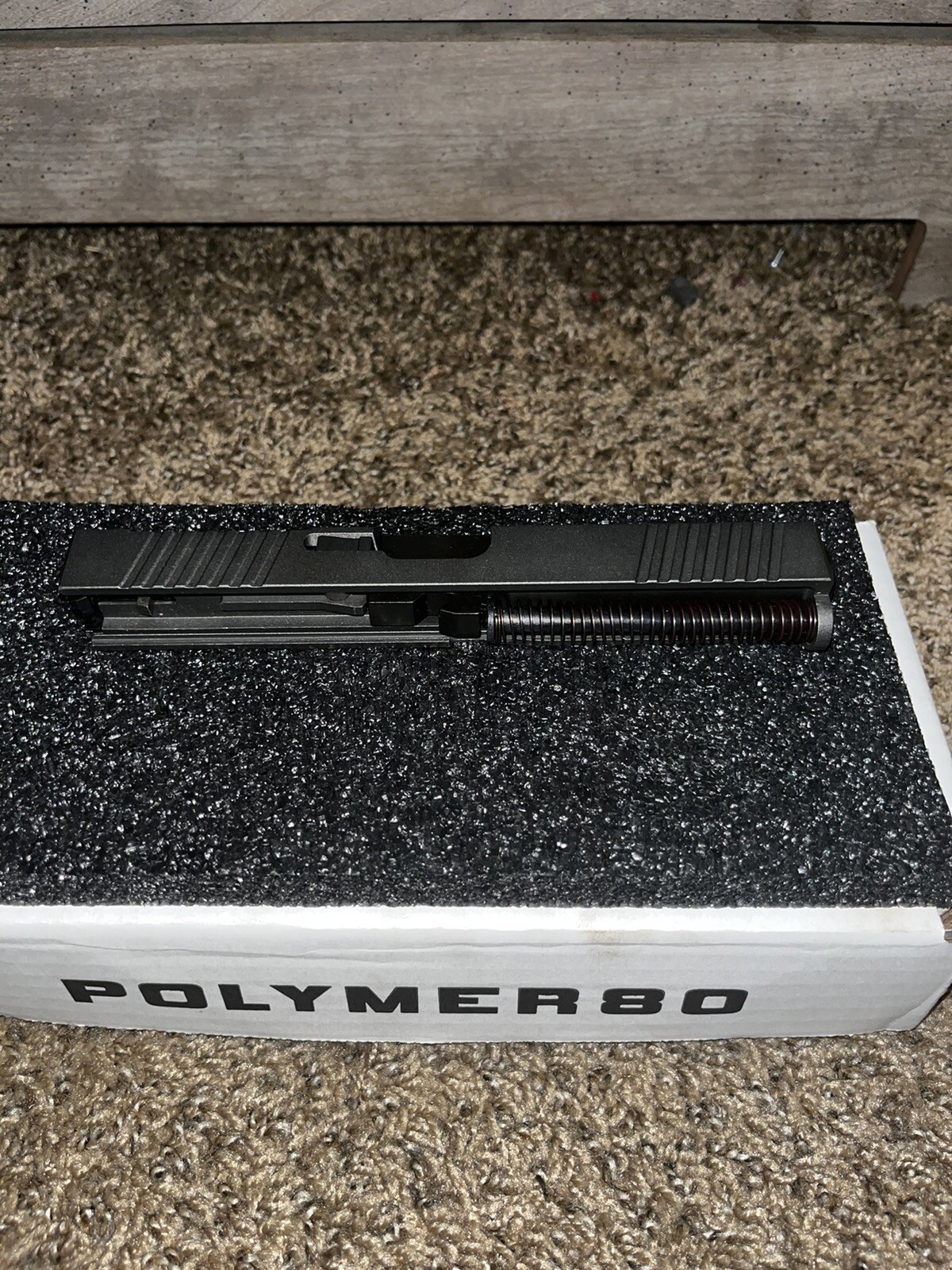 Complete Slide Glock 17 Gen 3 Cerakote Tungsten Top Window with RMR Cut ...
