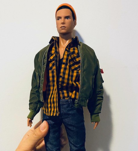 Oversize 1/6 plaid shirt for 12" figure strong body Phicen worldbox ...