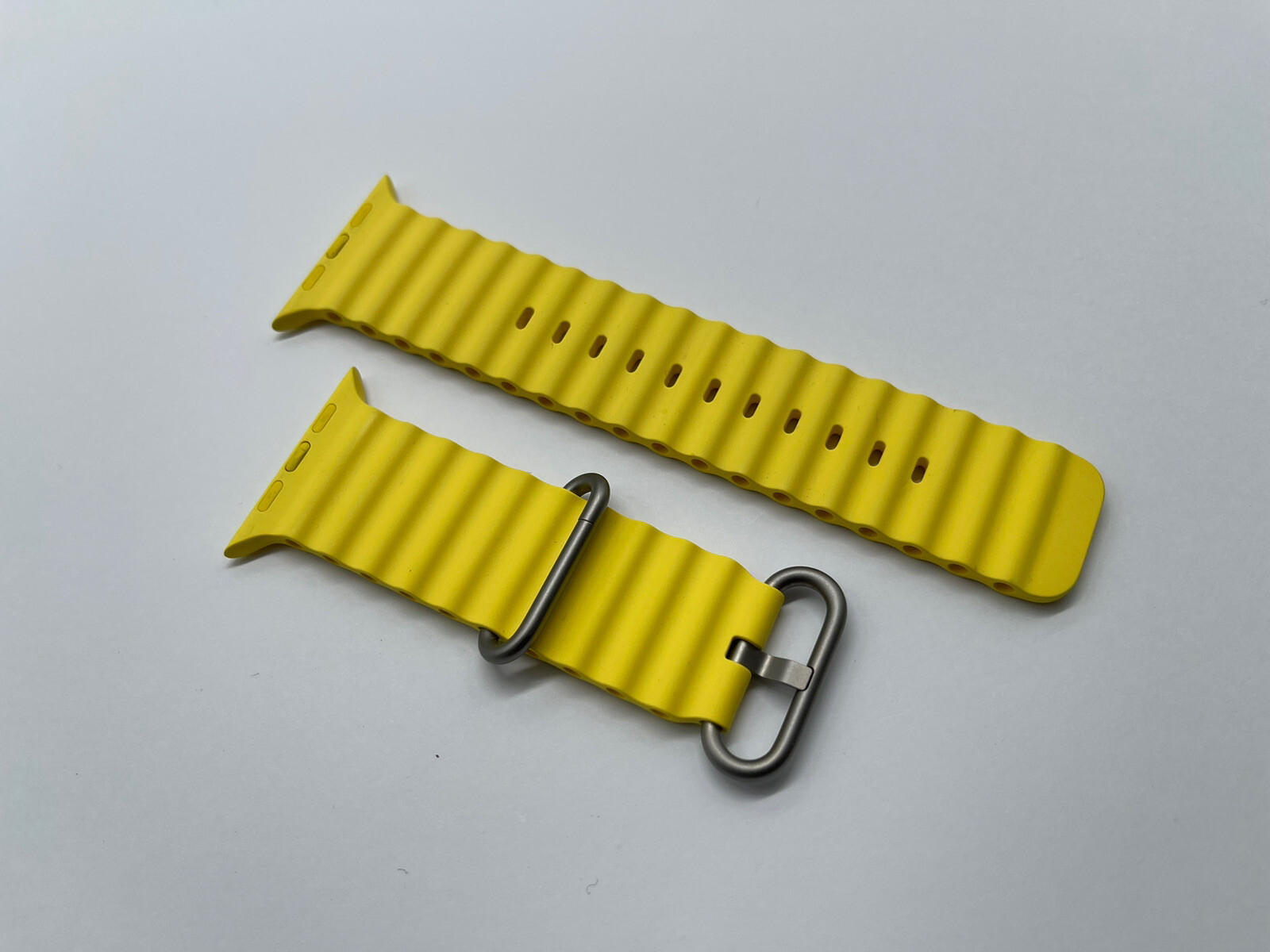 Genuine Apple Watch Ultra Strap YELLOW OCEAN BAND 49mm 45mm 44mm | eBay