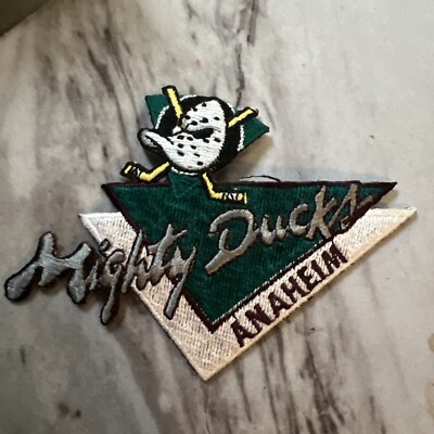 ANAHEIM MIGHTY DUCKS IRON ON PATCH 4 5/8” X 3 1/8” | eBay