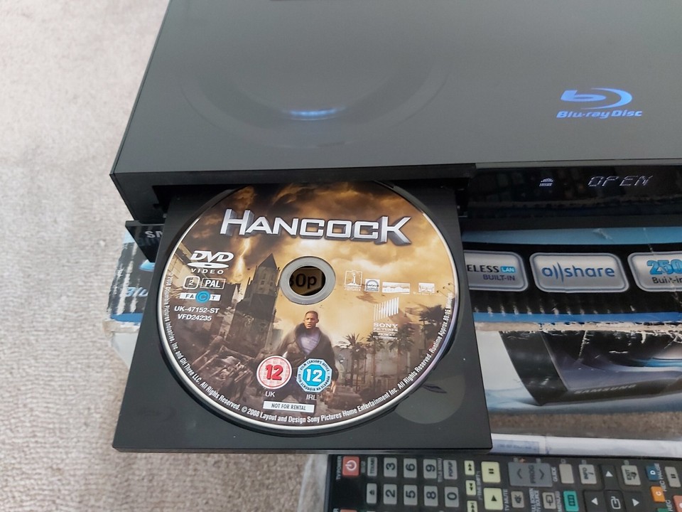 Samsung BD-C8200M Blu-Ray DVD Network Player Freeview HD 250GB HDD PVR ...