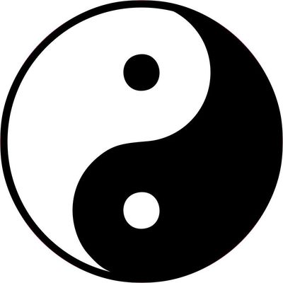 Sticker decal vinyl car bike bumper yin yang chinese taiji | eBay