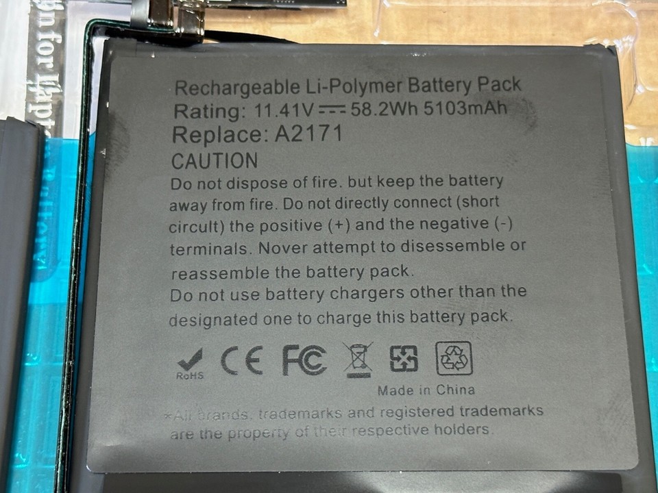 A2171 Battery for Apple MacBook Pro Retina 13" A2159 A2289 A2338 A1713 ...