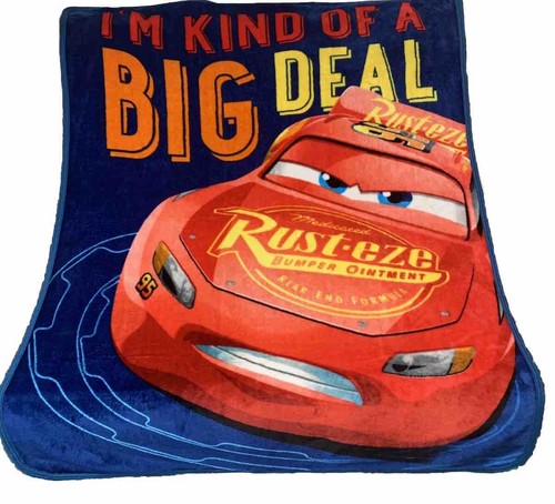 Disney Pixar Cars Fleece Throw Blanket 38x48 By Northwest Preowned | eBay