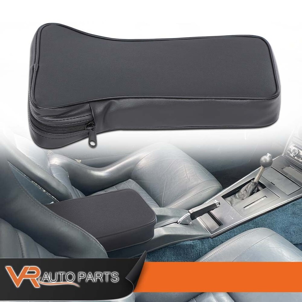 Fit For Corvette 1967-1982 Center Console Armrest Pad Smooth Black ...