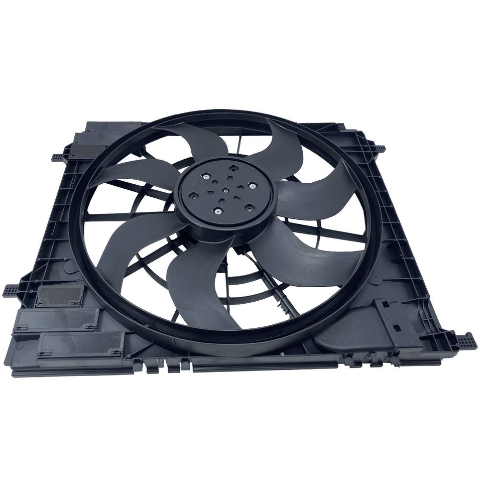 Radiator Cooling Fan Assembly Fits Mercedes-Benz GLE350 GLE450 GLS450 ...