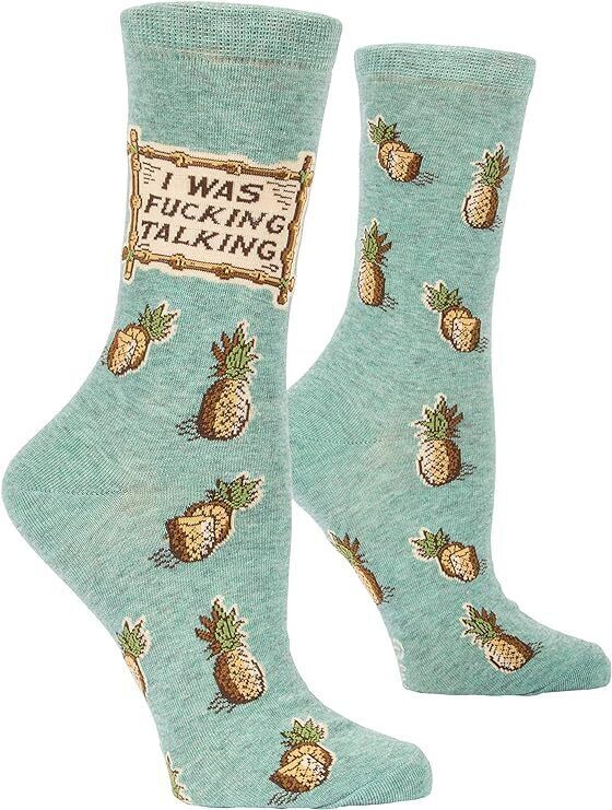 Blue Q Incognito Funny Fun Rude Swear Word Joke Socks Men & Ladies ...