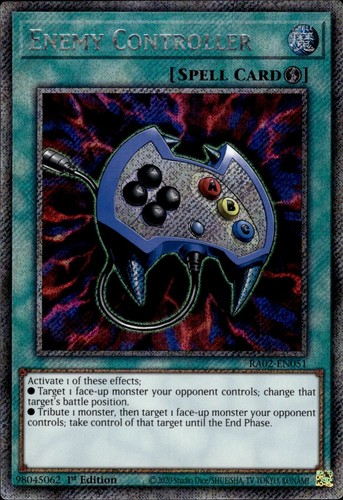 Enemy Controller - Platinum Secret Rare 1st Edition RA02-EN051 - NM ...