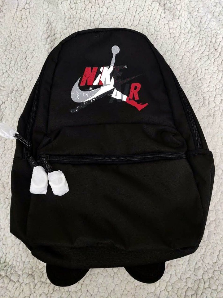NIKE AIR JORDAN JUMPMAN BACKPACK SLING PREMIUM LAPTOP BLACK GYM RED ...