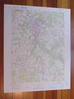 Vandergrift Pennsylvania 1980 Original Vintage USGS Topo Map | eBay