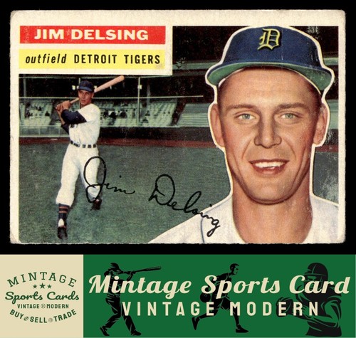 1956 Topps - Jim Delsing - #338 Detroit Tigers | eBay