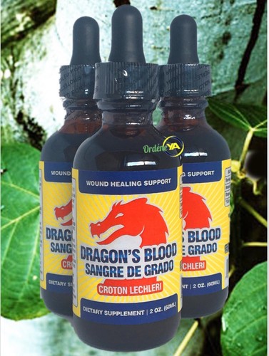 DRAGONS BLOOD DROPS PURE LIQUID TREE SAP WOUND HEALING CROTON LECHLERI ...