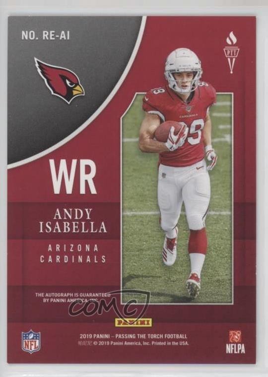 2019 Panini Passing the Torch Rookie Evolution Gold /25 Andy Isabella ...