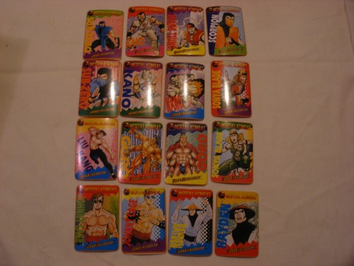 1992 Tiger Barcodzz Mortal Kombat lot 16 cards | eBay