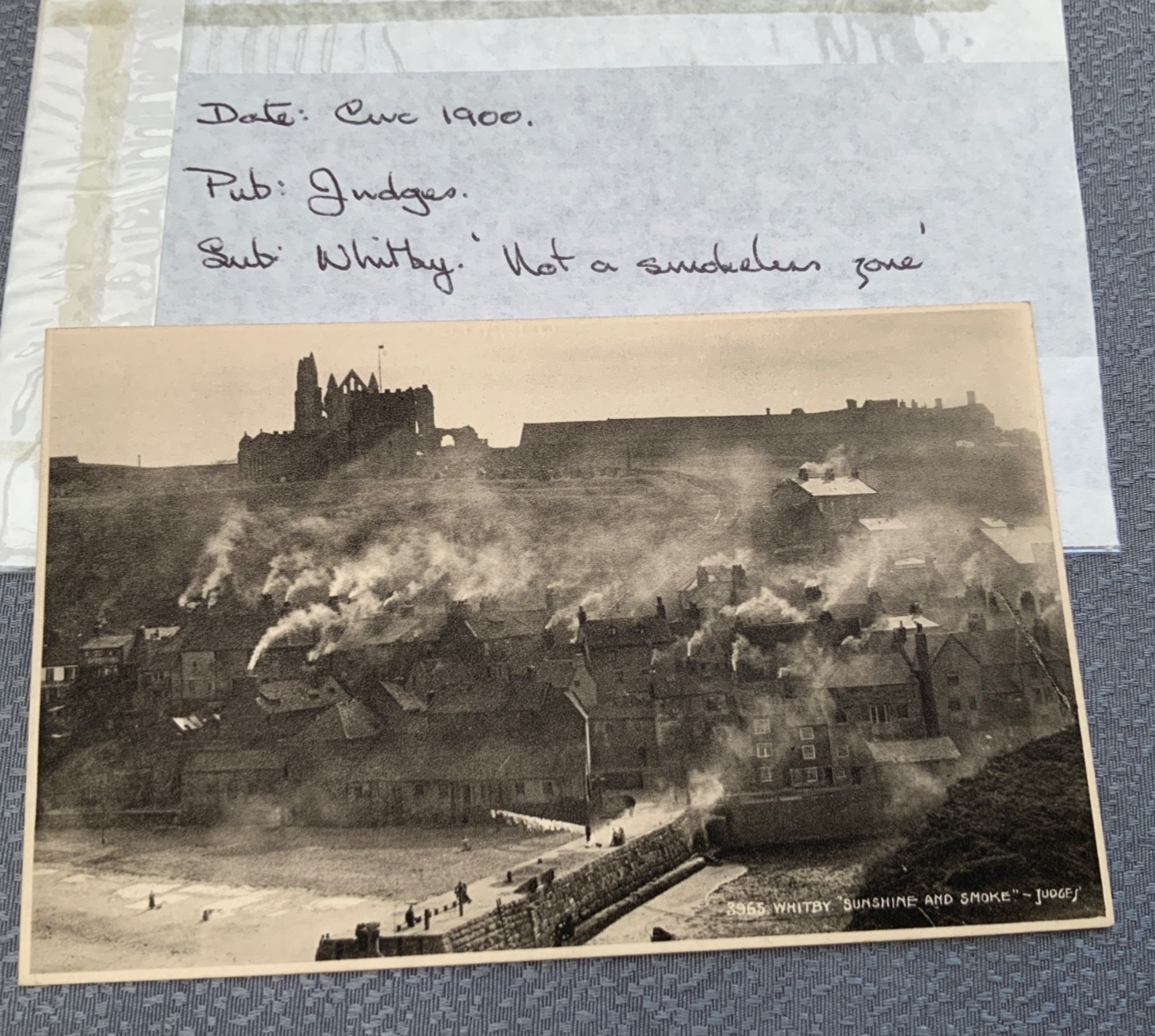 Postcard North Yorkshire Whitby photo smoke less zone [not] | eBay UK