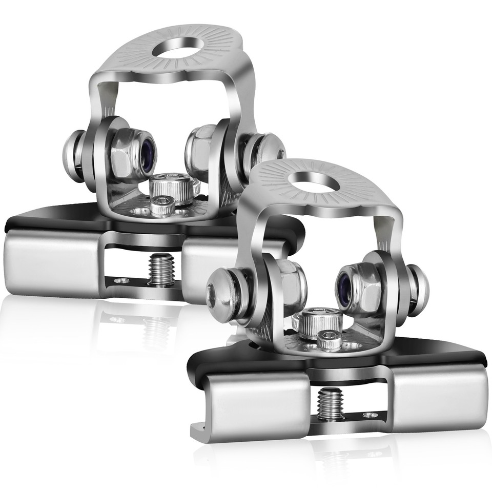 2Pcs A-Pillar Hood Mounting Brackets Clamp For LED Pods Work Light Bar ...