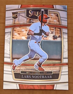 Lars Nootbaar 2022 Rookie card RC Panini Select Concourse Silver # 18 ...