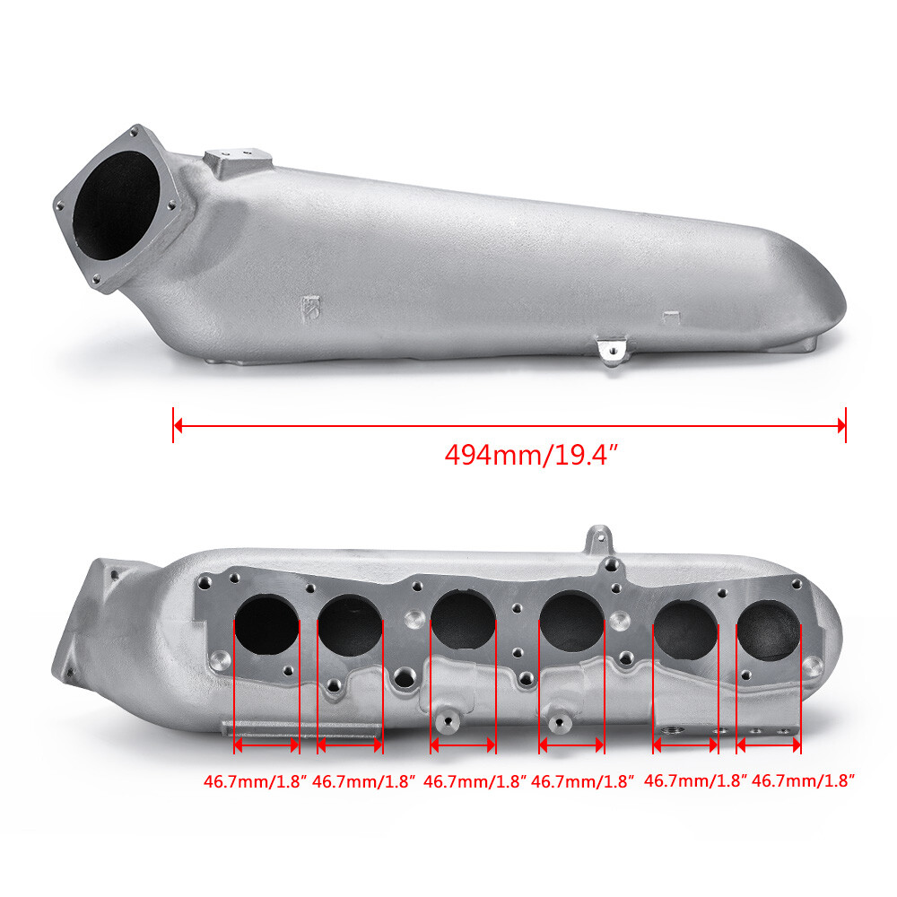 Bolt On Cast Intake Manifold for TOYOTA 2JZ GTE SUPRA JZA80 MARK II ...