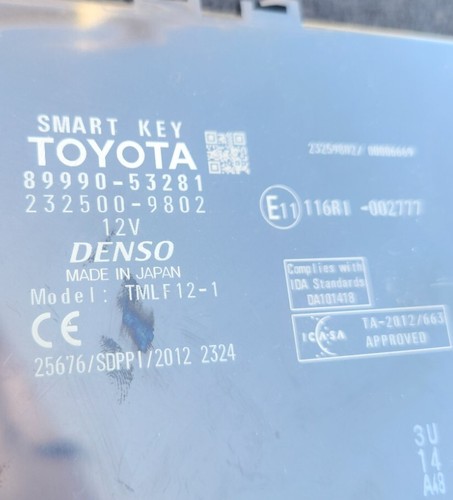 LEXUS IS SERIES XE30 SMART KEY CONTROL MODULE 89990-53281 | eBay