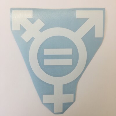 = Transgender Symbol Vinyl Sticker Decal High Quality LGBTQ Sign Equal ...