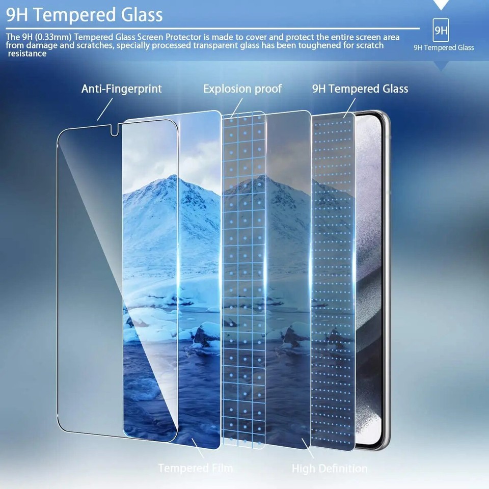 2X For Samsung Galaxy S24 S25 Ultra Plus Edge Tempered Glass 9H Screen ...