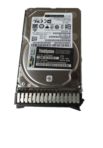 LENOVO 2TB 7.2K SATA 6Gb 2.5" 512n HDD 00YK026 7XB7A00037 with Caddy | eBay