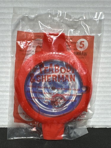 2014 McDonald's Mr. Peabody & Sherman Wayback Machine Double Sided ...