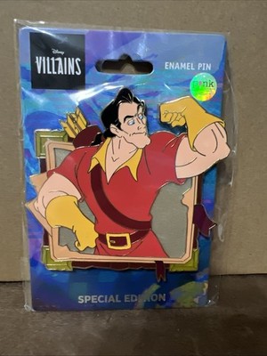 Disney Villains Special Edition Gaston Enamel Pin Pink A La Mode | eBay