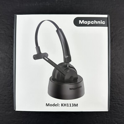 Mopchnic KH113M Bluetooth Wireless Headset Black - Open Box | eBay