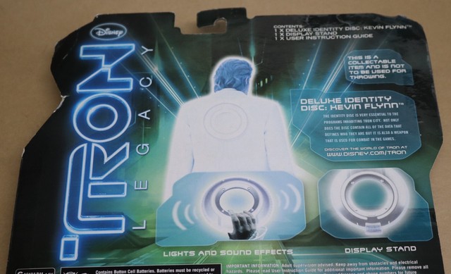 Disney Tron Legacy Deluxe - Kevin Flynn Identity Disc (20041238) for ...