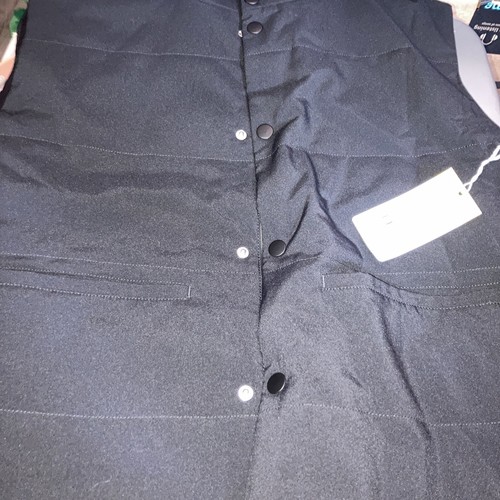 FIGS Insulated Snap Front Lightweight Vest Zip Pockets Mens Size Medium ...