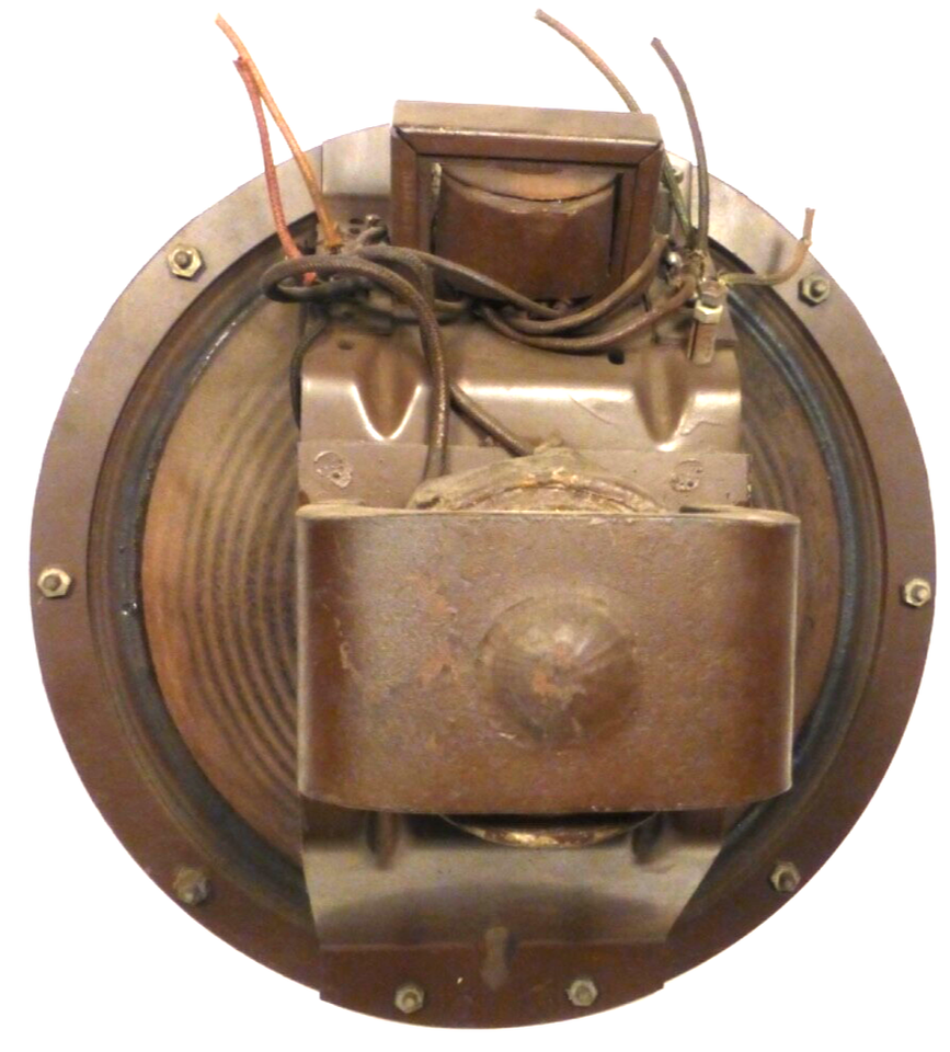 vIntage Working RCA 10 & 1/4" FIELD COIL SPEAKER from RCA VICTOR ...