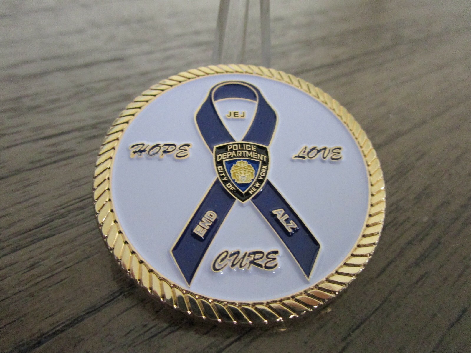 NYPD Alzheimer's Awareness Hope Love Care Challenge Coin #145D | eBay