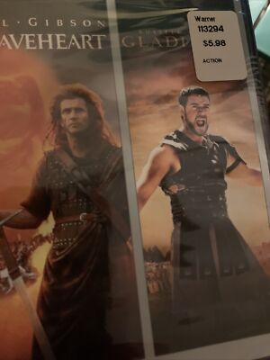 Braveheart / Gladiator (2 Movies) BRAND NEW!! SEALED TOGETHER!! | eBay
