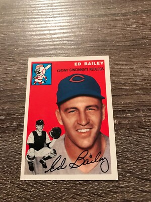 1994 Topps Archives 1954 #184 Ed Bailey Cincinnati Reds MINT REPRINT | eBay