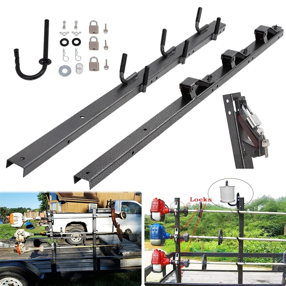 Weed Eater Racks For Trucks Equipment Guard Hand Tool Rack Accessory