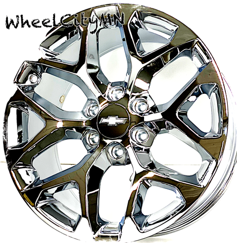 22” Chrome Snowflake 5668 SFO Replica OE Wheels fits Chevy Tahoe ...