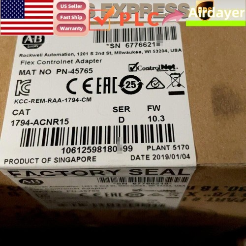 1794-ACNR15 AB Flex Controlnet Adapter 1794-ACNR15 SPOT GOODS UPS ...