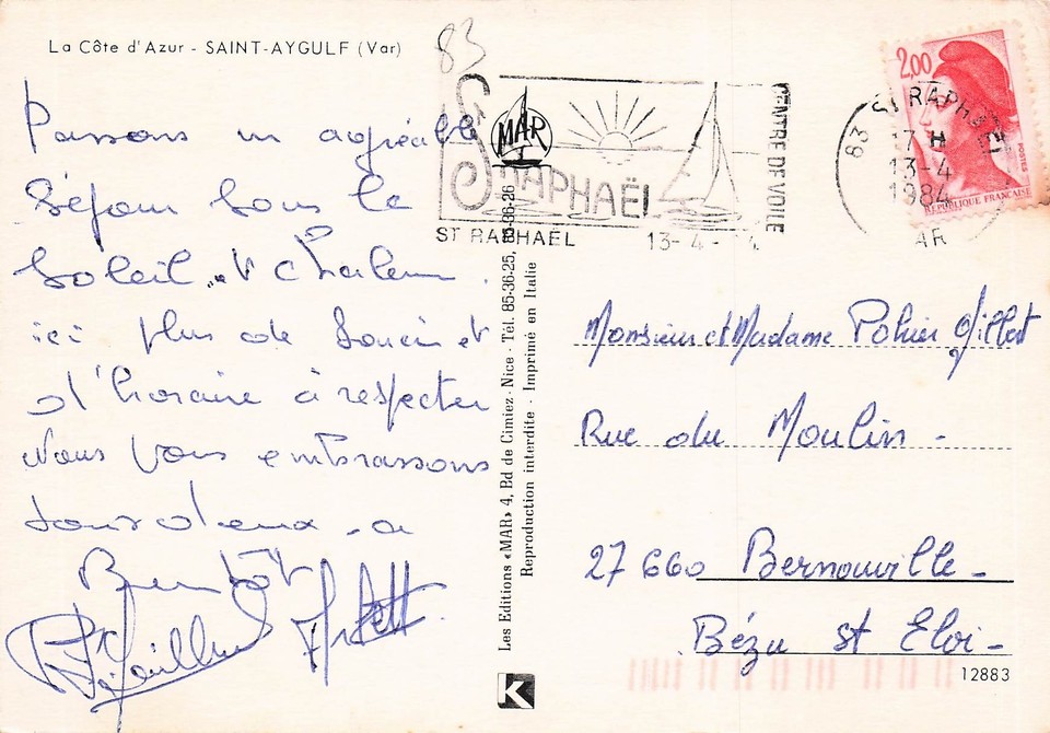 83 SAINT RAPHAEL LA COTE D AZUR | eBay