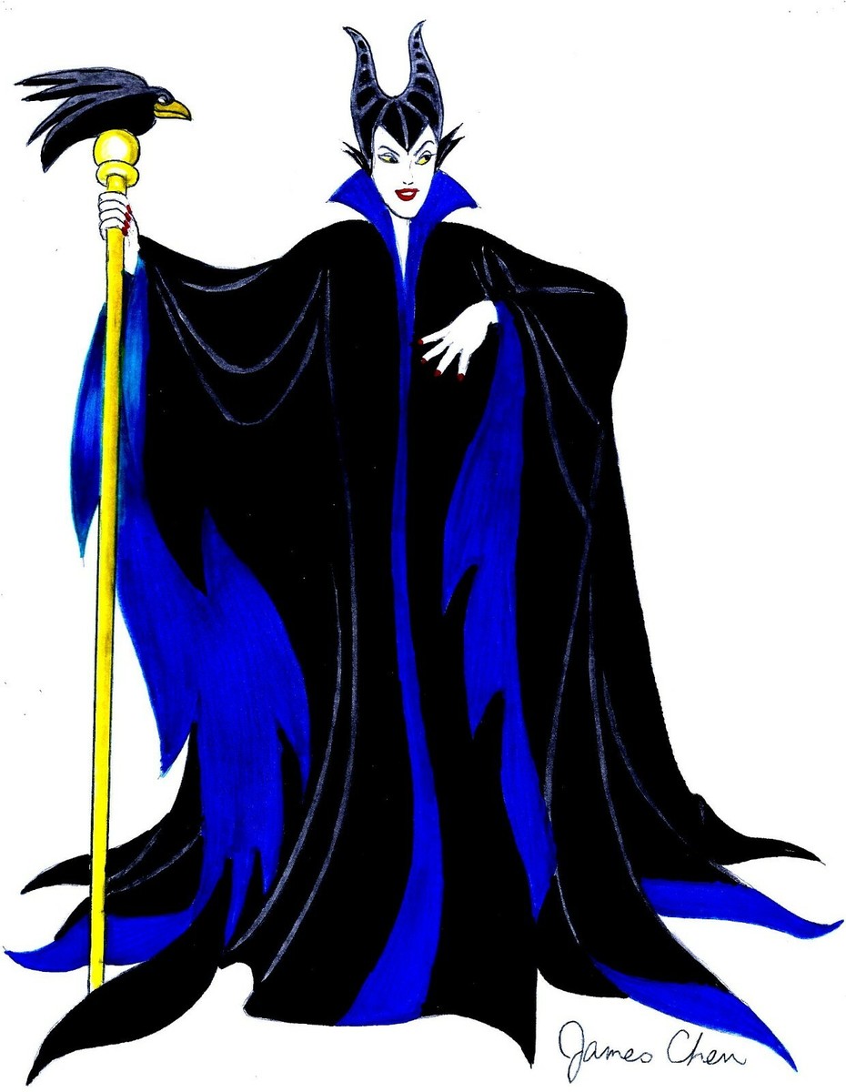 Maleficent Cartoon Full Body