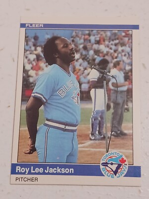 Roy Lee Jackson Toronto Blue Jays 1984 Fleer Card #158 | eBay