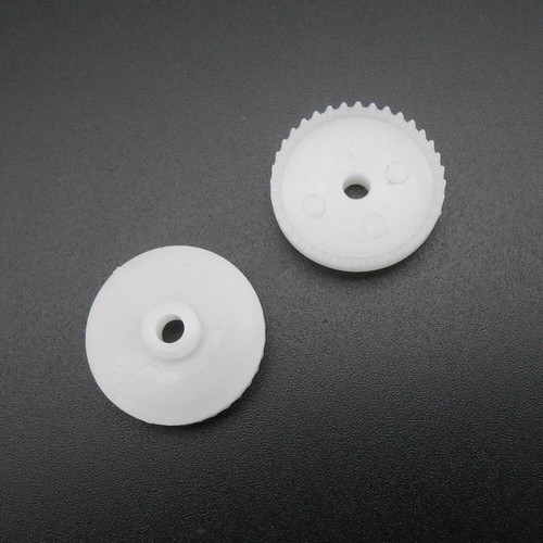 200Pcs 0.5M 36T Plastic Spindle Crown Reduction Gear 36 Teeth Bore 3MM ...