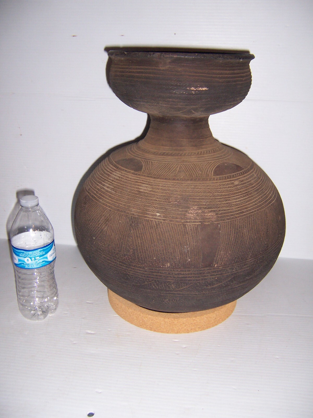 Vintage Mid 20th Century Nigeria Africa Nupe Pottery Water Vessel Jar ...