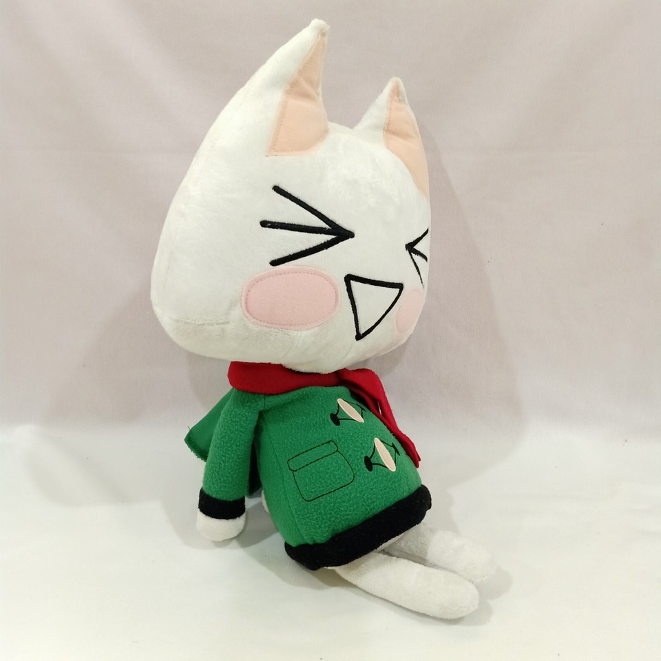 Doko Demo Issyo Toro Inoue Cat Plush Toy Winter Coat Taito LARGE 21 ...