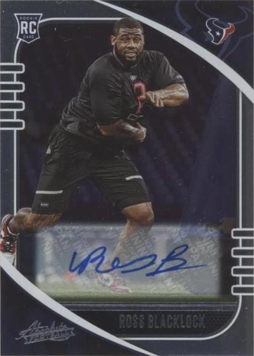 2020 Panini Absolute - Rookie Ross Blacklock #189 Signatures (AU, RC ...